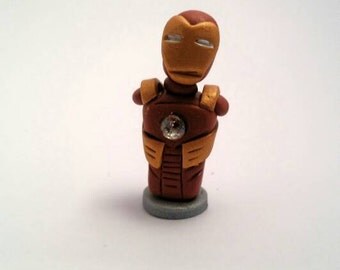 Clay iron man | Etsy