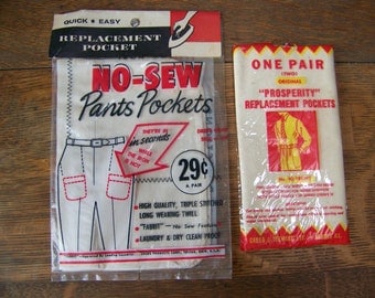 Iron on pockets | Etsy