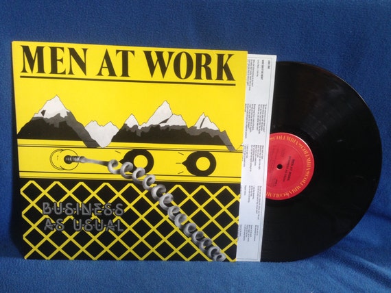 RARE Vintage Men At Work Business As Usual by sweetleafvinyl