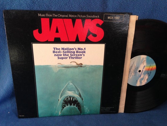 RARE Vintage JAWS John Williams Original Film by sweetleafvinyl