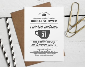 Coffee invitation | Etsy