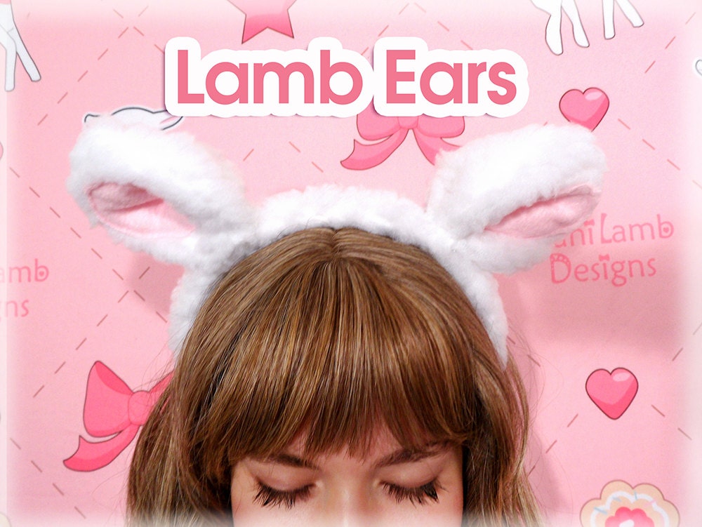 Kawaii Lamb Ears Cute Lamb Ears Fluffy Headband DaniLamb