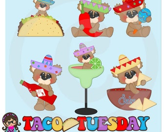 Taco clip art | Etsy