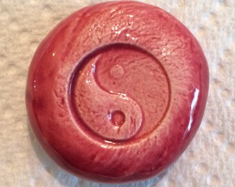 AMPERSAND & Pocket Stone Ceramic AQUAMARINE Art by InnerArtPeace