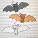 Chibi Bat Stickers and Magnets