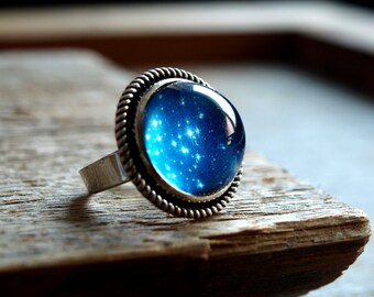 Outer space ring | Etsy