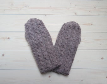 Double knit mittens | Etsy