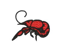Popular items for crawfish embroidery on Etsy