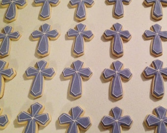 Cross sugar cookies | Etsy