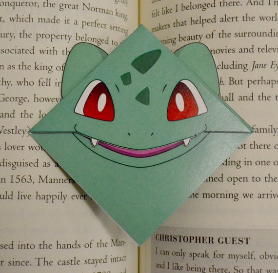 Bulbasaur Bookmark by MomosMakery on Etsy