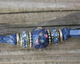 Leads N Leather Custom Kangroo Leather Braiding by LeadsNLeather