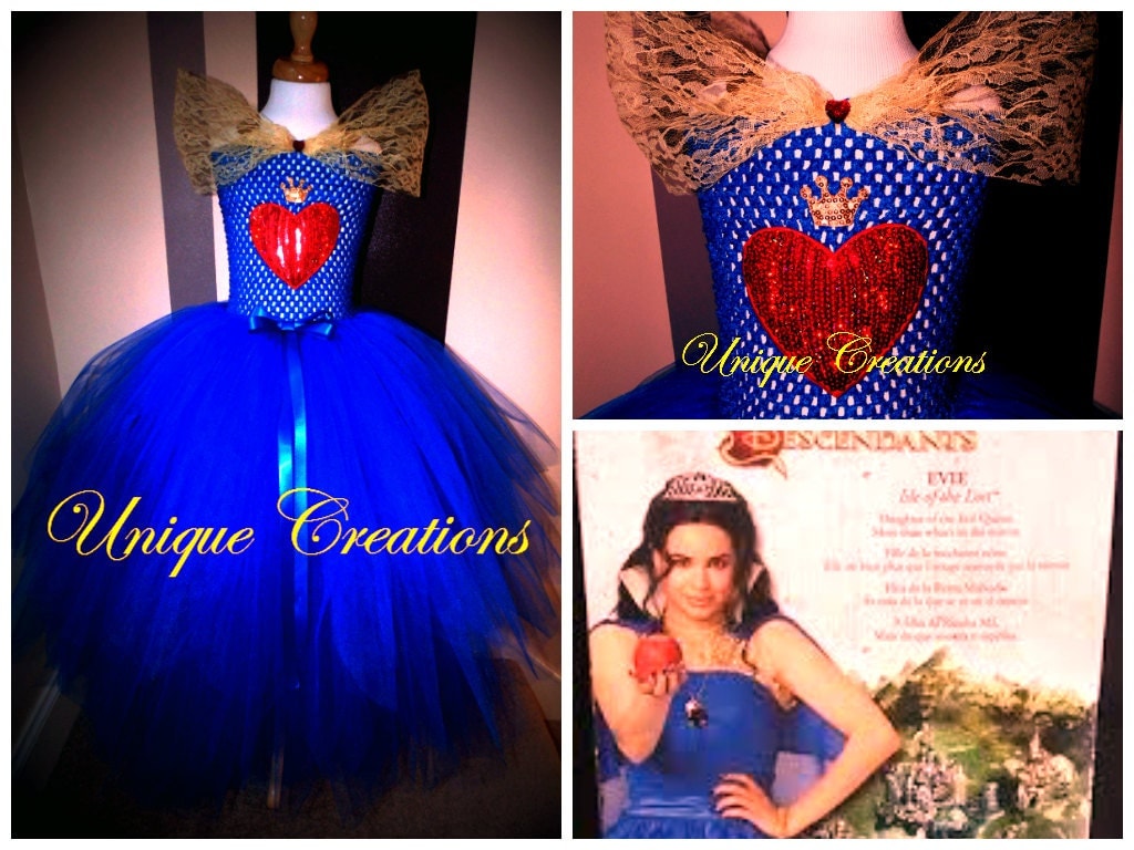 Evie from Descendants inspired coronation tutu dress