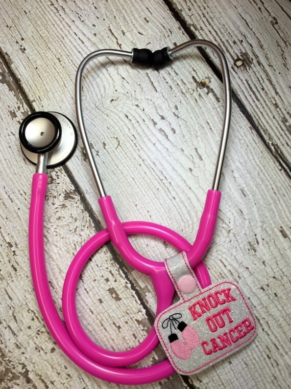 Knock Out Cancer Awareness Boxing Gloves by Nanashandmadebaby