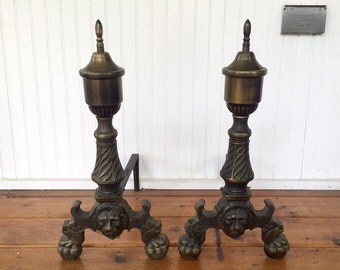Fireplace andirons | Etsy