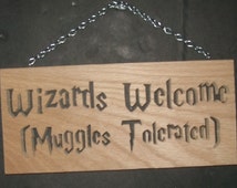 Unique welcome muggles related items | Etsy