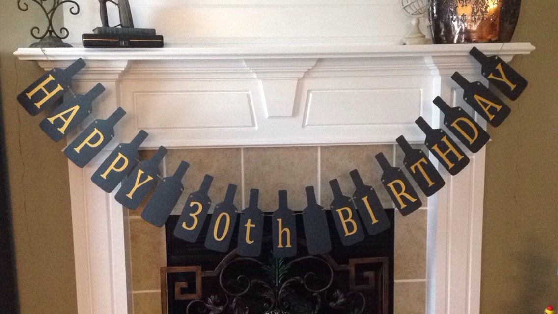 30th Birthday Banner