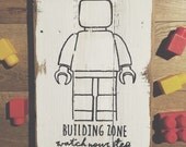 Items similar to Lego sign on Etsy