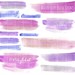 Watercolor Brush Strokes Digital Clipart Handpainted