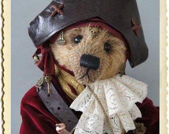 Pirate teddy bear | Etsy