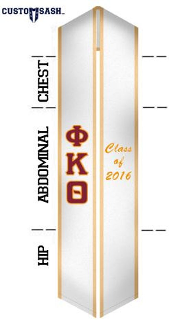 Phi Kappa Theta Fraternity Graduation Stole / by CustomSash