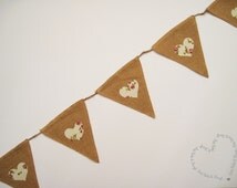 Popular items for rustic bunting on Etsy