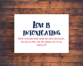 Love is intoxicating | Etsy