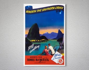 Rio poster | Etsy