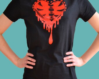 Heart t shirt | Etsy