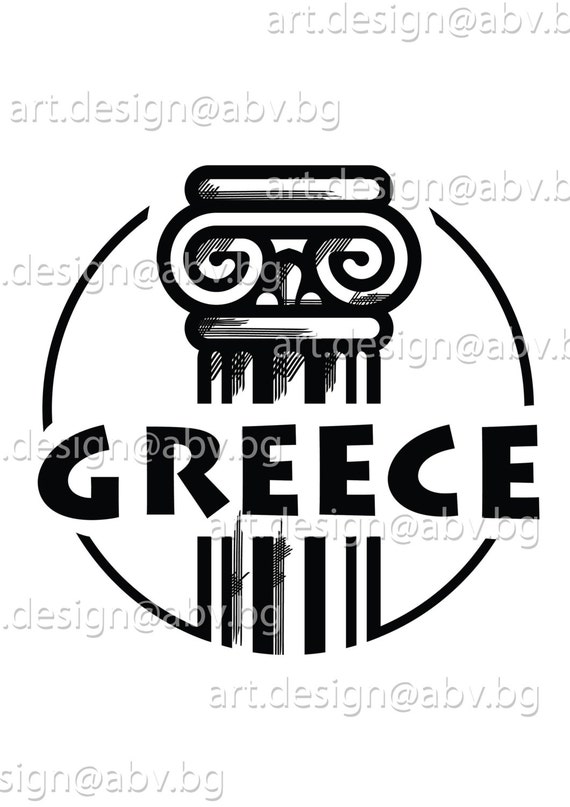 Vector GREECE AI eps pdf png svg dxf jpg Image Graphic