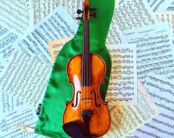 Burnished Gold Handmade Violin Bag by EveningPhoenixDesign