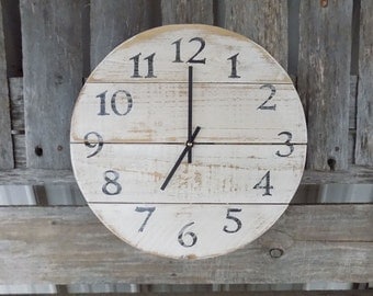 Farmhouse clock | Etsy