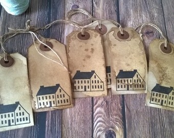 Unique primitive labels related items | Etsy