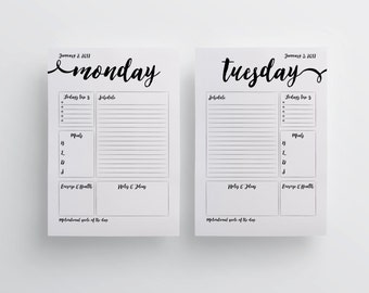 Unique a5 planner related items | Etsy