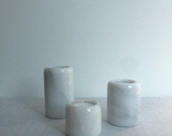 Stone candle holder | Etsy