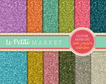Glitter paper pack | Etsy