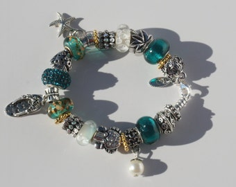 Pandora beach charm | Etsy