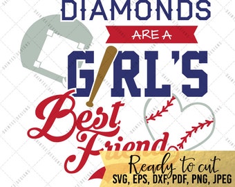 Baseball girl svg | Etsy