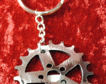 Unique metal gear keychain related items | Etsy