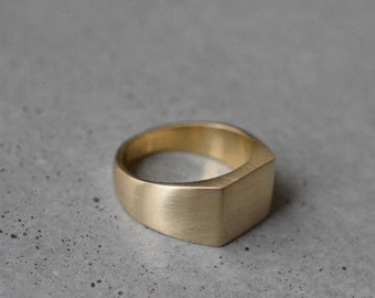 Pinky signet ring | Etsy