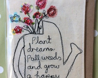 Embroidered quotes | Etsy