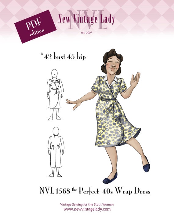 1940s Sewing Patterns - Dresses, Overalls, Lingerie etc
