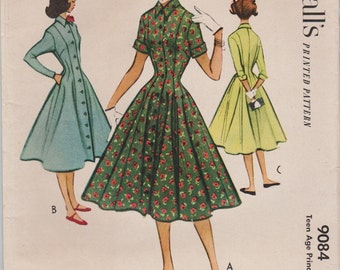 Simplicity 3598 Vintage 40s Sewing Pattern // Dress Apron