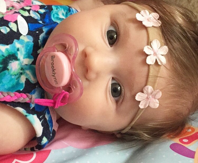 Personalized Pacifier Pacidoodle Pacifiers Baby Girl