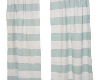 Horizontal stripe curtain | Etsy