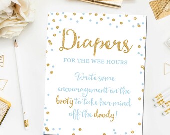 Diaper messages | Etsy