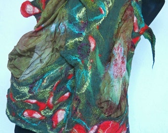 Felted fairy scarf | Etsy