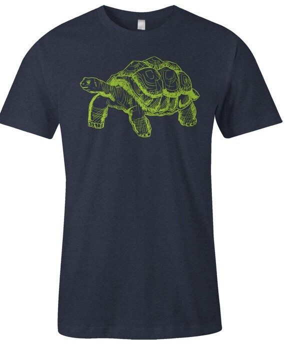 Turtle T Shirt Tortoise Tee Shirt Land Turtle by HappyHeadTees
