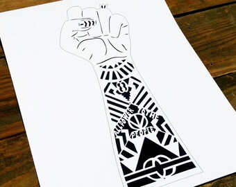 Black power artwork | Etsy