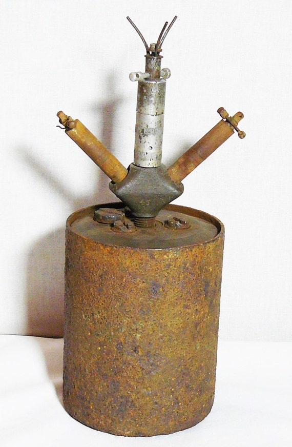 Original WW2 German S-mine S.Mi.35 Spring Мine Bouncing