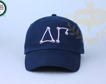 Chi Omega Sorority Baseball Cap Custom Color Hat by TheTurnipSeed